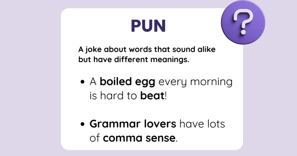 How To Use A Pun Explanation With Examples Grammarflex